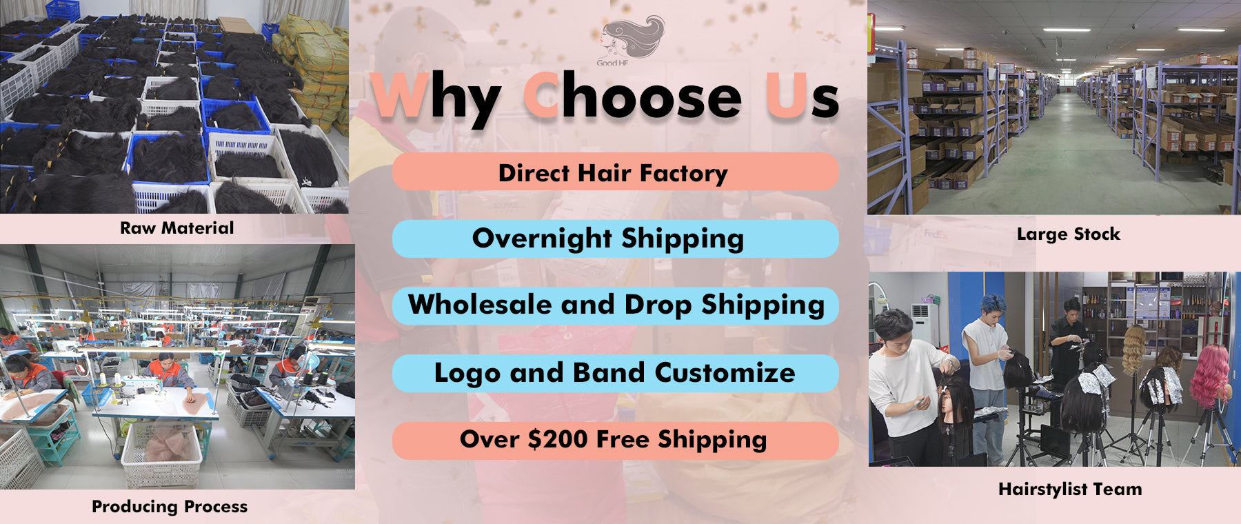#1 Wholesale Hair Factory in China – goodhairfactory